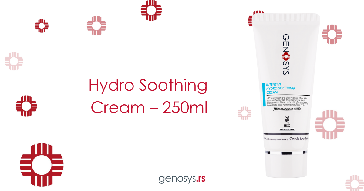 Hydro Soothing Cream - 250ml | Genosys Srbija
